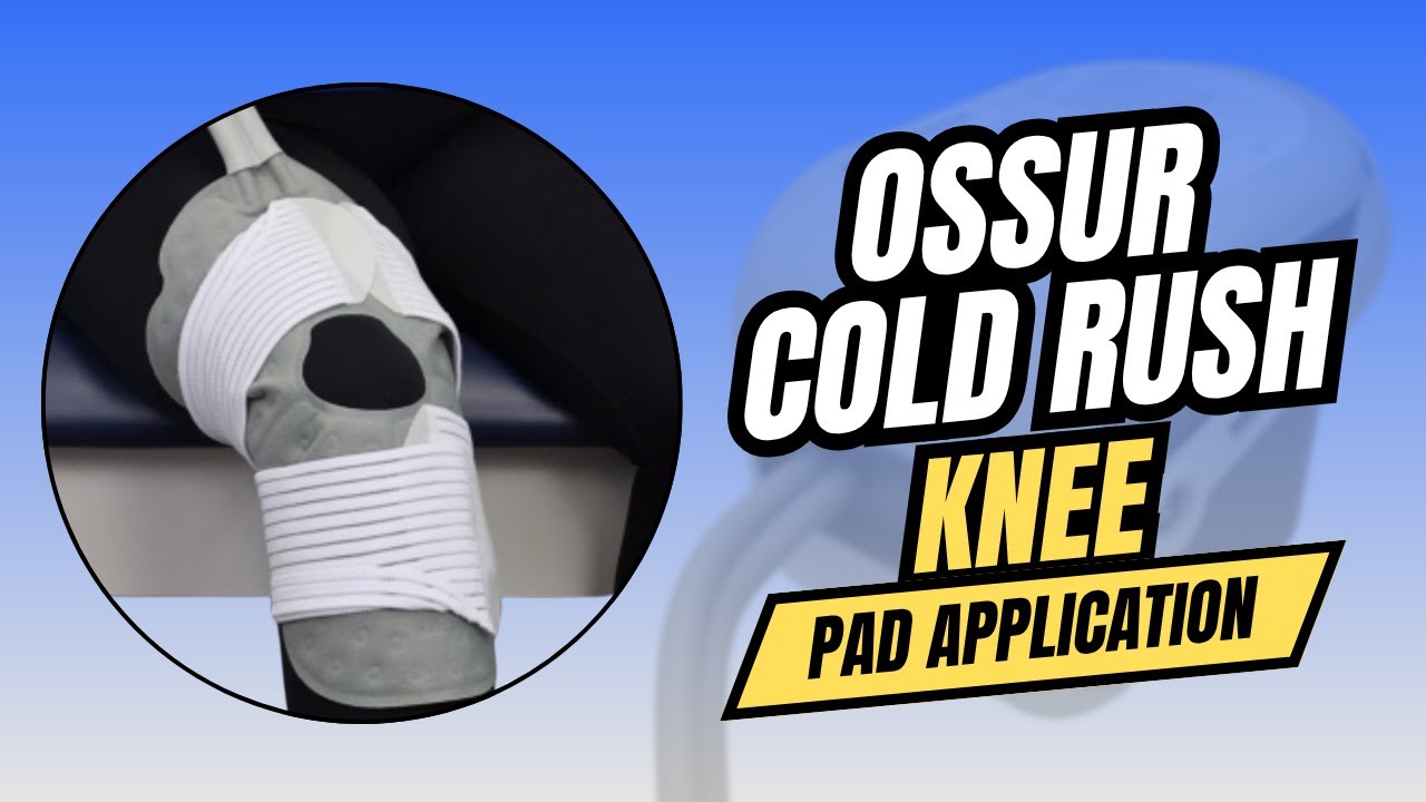 Ossur Cold Rush Knee Pad Application Made Easy!