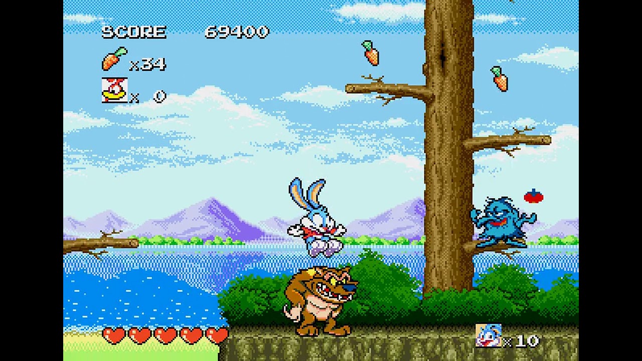 Mega Drive Longplay [251] Tiny Toon Adventures: Buster's Hidden Treasure (US)