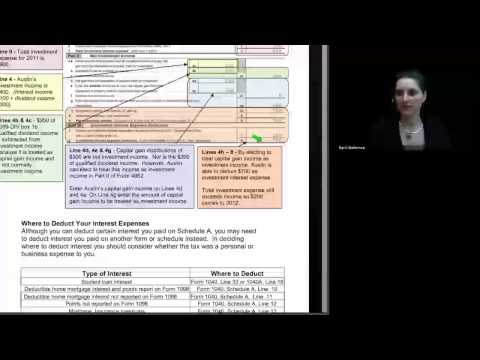2011 Basic Session 09 - Itemized Deductions (Interest Expense and Charitable Contributions)