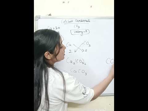 chemical formulae of calcium carbonate