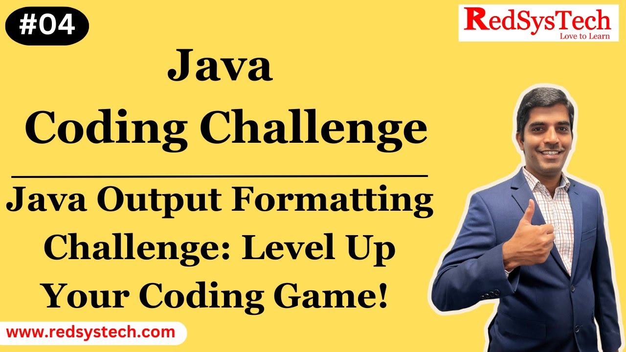Java Output Formatting Challenge: Level Up Your Coding Game! 🔥|Core Java | Java Coding | Redsystech
