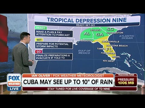 Florida Declares State of Emergency, Prepares Ahead of Tropical Depression