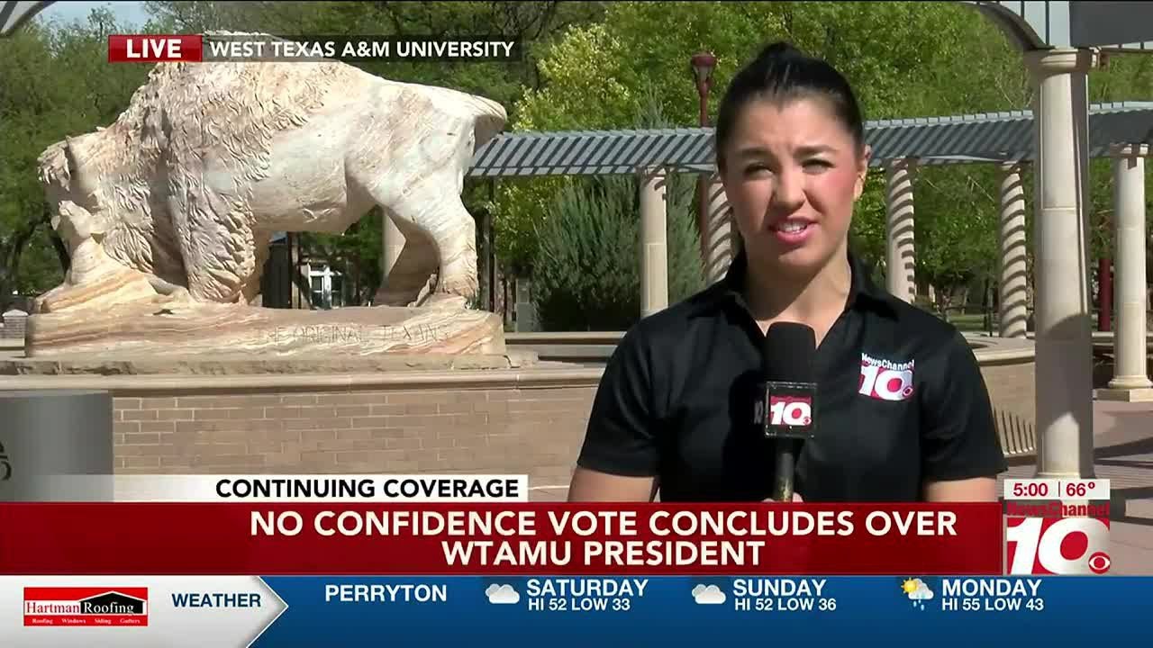 VIDEO: Live at 5, No confidence vote concludes over WTAMU President
