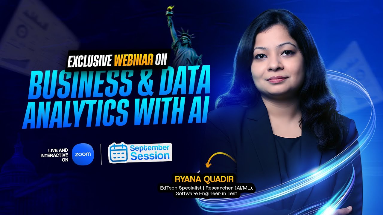 Business and Data Analytics Integrated with AI 2025 | Exclusive Webinar | Transfotech Academy.