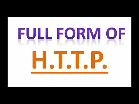 HTTP , full form of HTTP