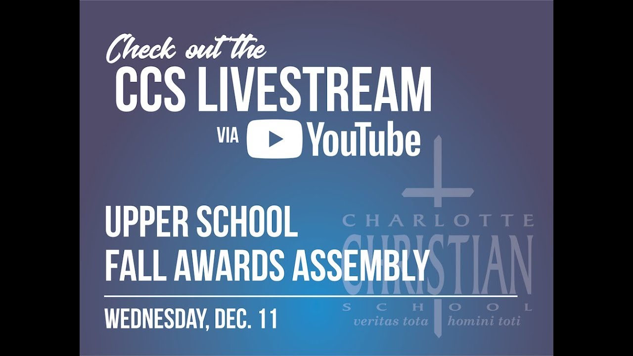 Upper School Fall Academic Awards Assembly