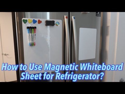 How to Use Magnetic Whiteboard Sheet for Refrigerator?