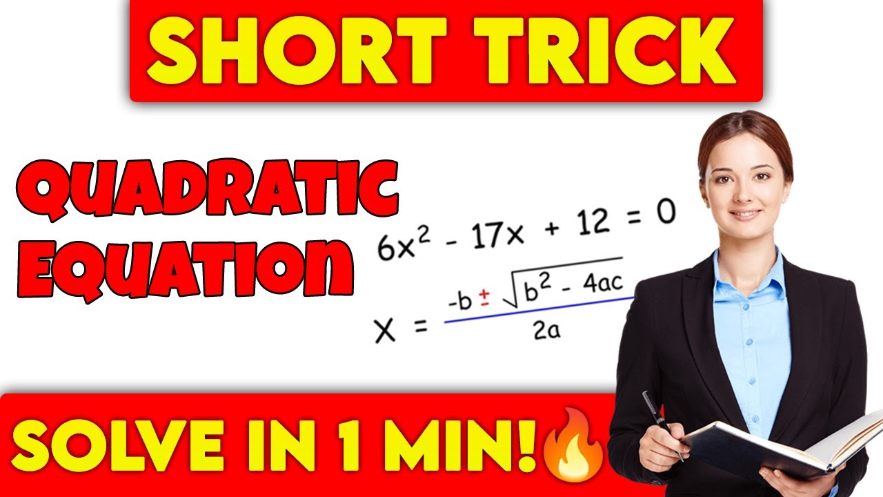 Quadratic Equation Hack Solve Them Quickly in Your Scientific Calculator In just (1 Minute).