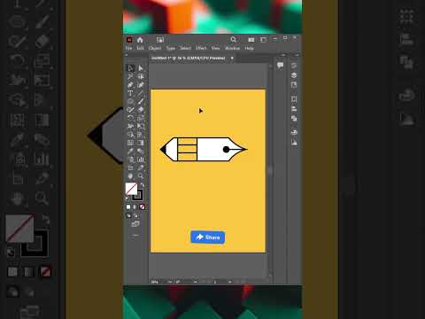 Modern Logo Design in Adobe Illustrator Tutorials #shorts #illustrator #trending #youtubereels