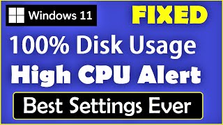 How To Fix 100 Disk Usage In Windows 11 100 To 23 High Disk Watch HD Mp4 Video Download Free