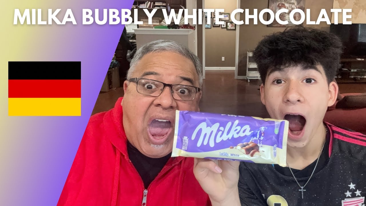 Americans Try MILKA White Chocolate | Snack Review