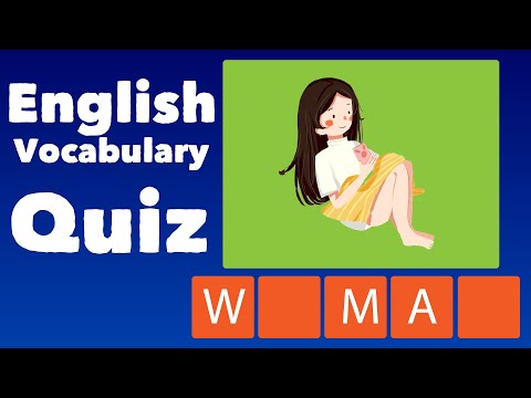 English vocabulary quiz with answers - Game to learn English vocabulary