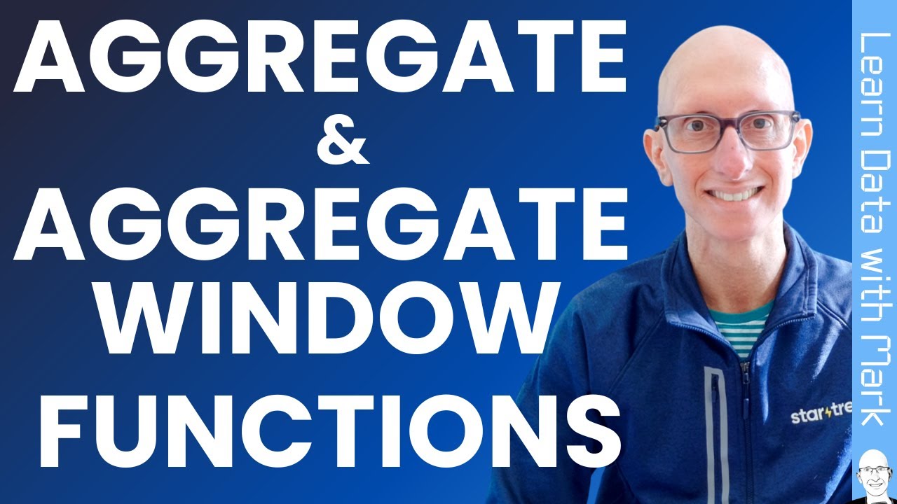 SQL Aggregate vs Aggregate Window Functions