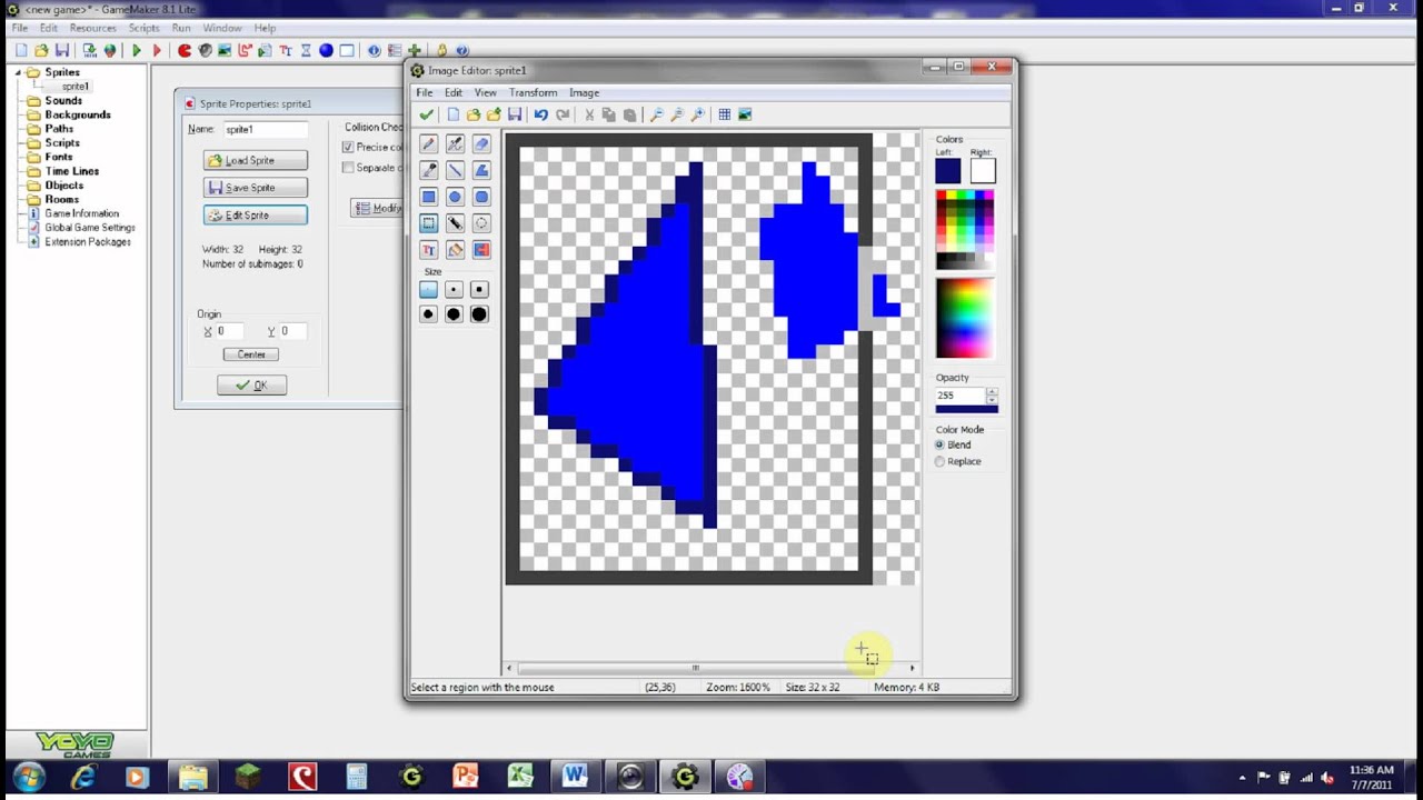 Tutorial #1: Introduction to Spriting