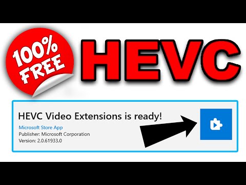 HEVC Extension for Windows 10 / Windows 11 | How To Get the Free HEVC / HEIC / HEIF in 2024 | #hevc