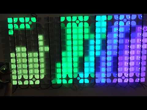 Download free STL file 12x12 matrix for WS2812B LEDs • 3D printer ...