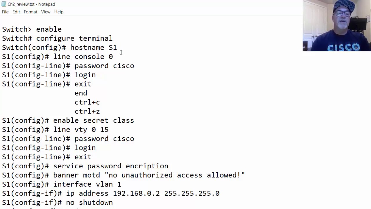 2. CCNA Ch2 - Basic Commands
