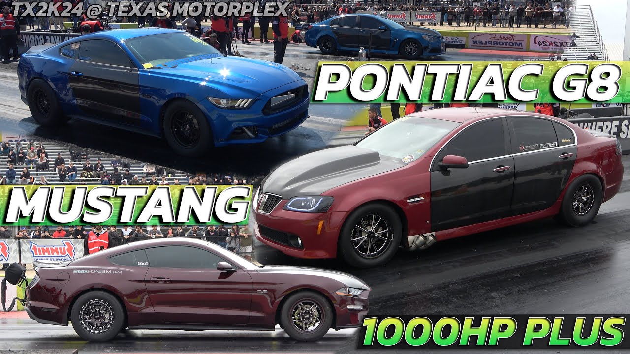 Modded Pontiac G8s Twice Drag Heavily Tuned Ford Mustang 5.0s With ...