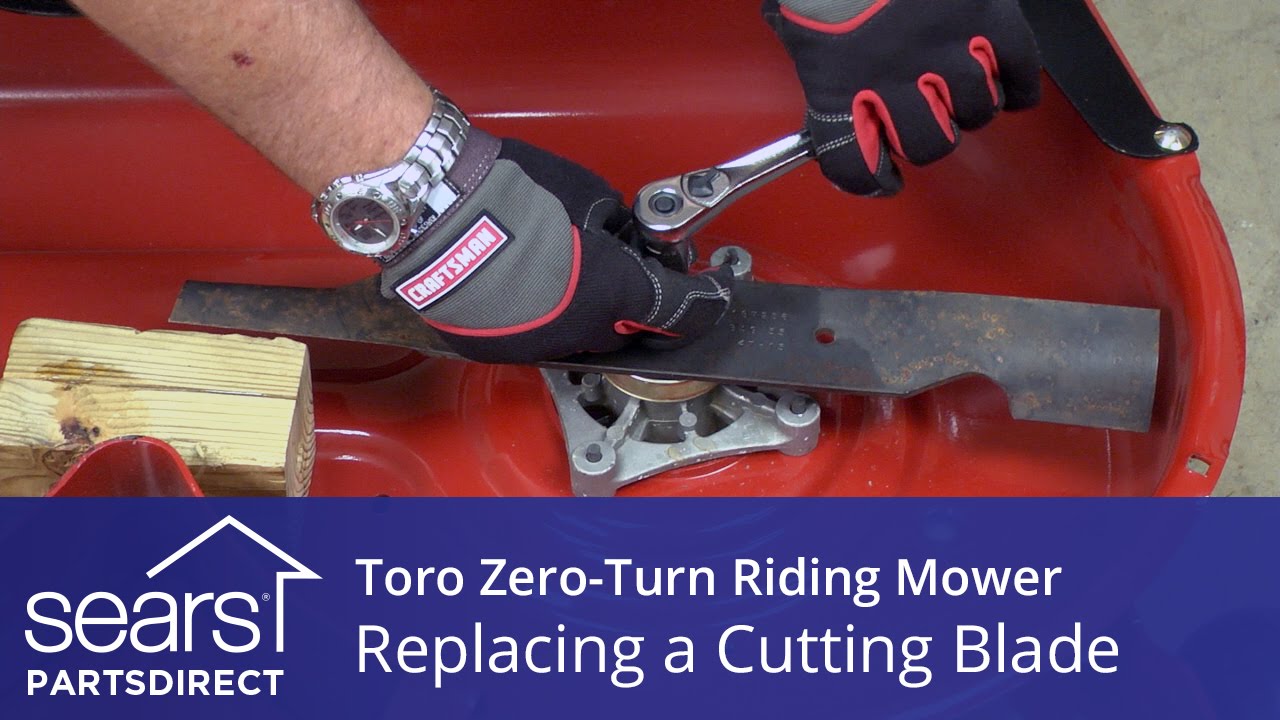 How to Replace a Toro Zero-Turn Riding Mower Cutting Blade