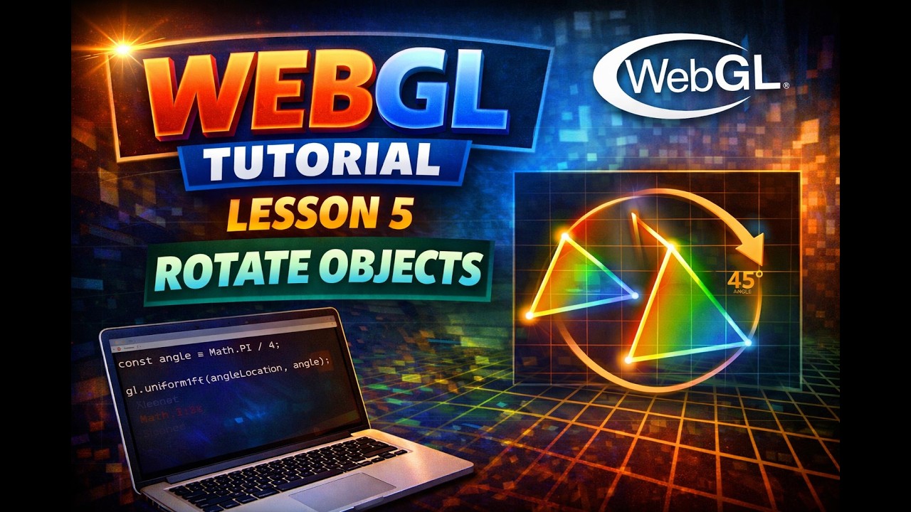 WebGL Lesson 5 ( Rotating Objects )