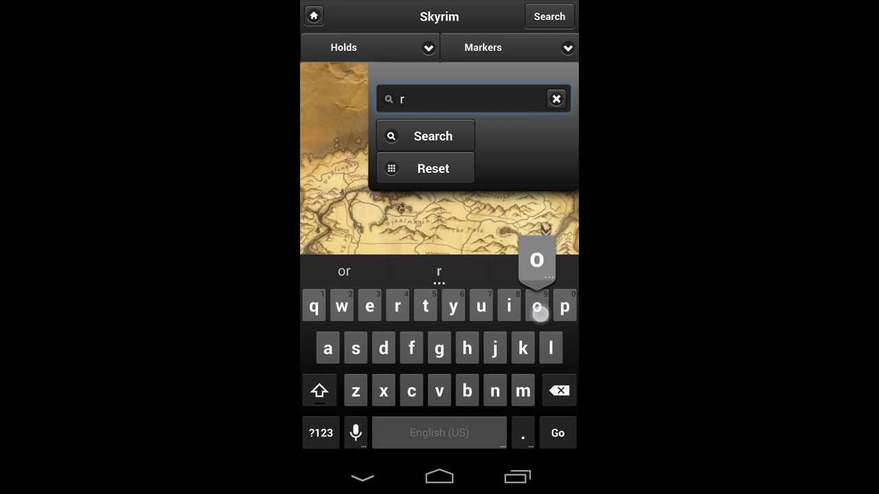 Tamriel Maps App Presentation