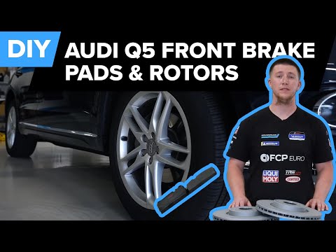 Audi Q5 Front Brake Rotor And Brake Pad Replacement DIY (Audi MLB Q5/SQ5 2013-2017)