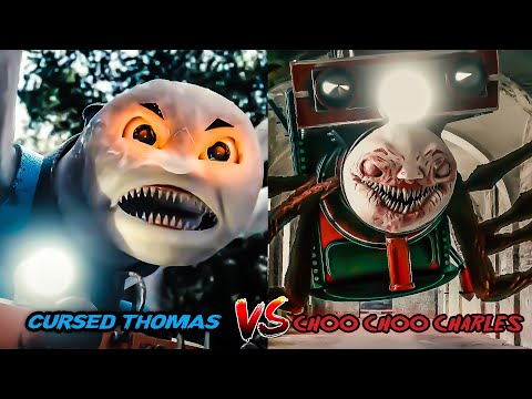 Cursed Thomas The Train VS Choo Choo Charles | Spider Train Animations