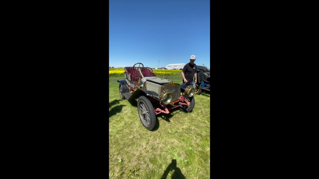 1908 Mitchell Model G Runabout Startup