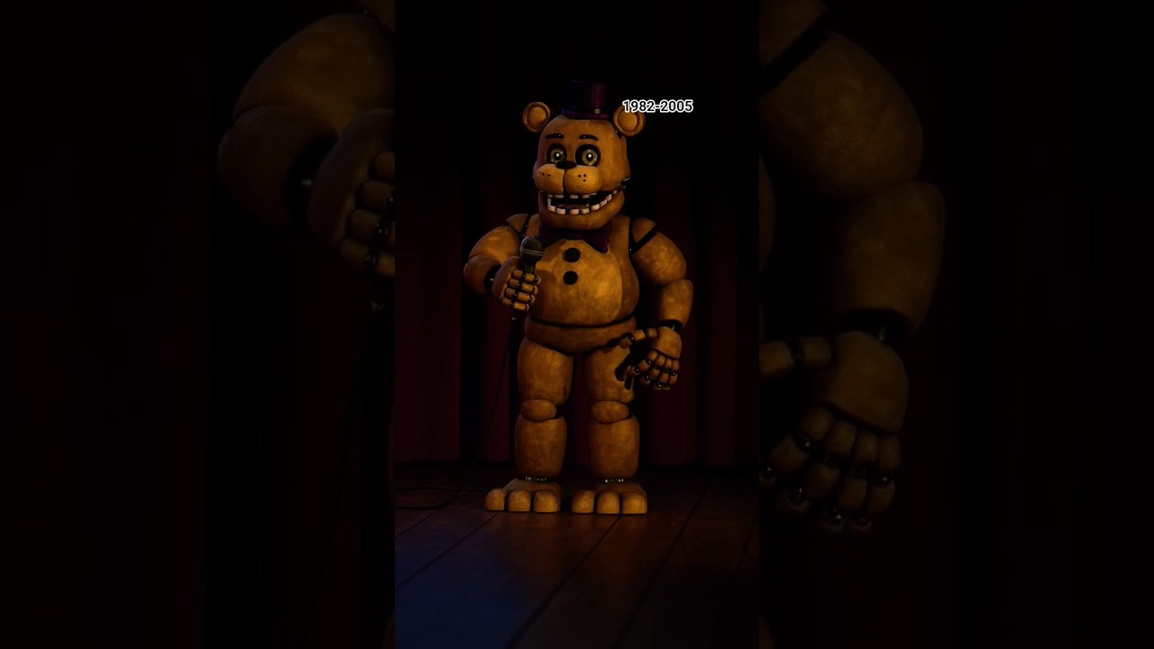 fredbear 1982-2005 #fnaf #aiart #fredbear