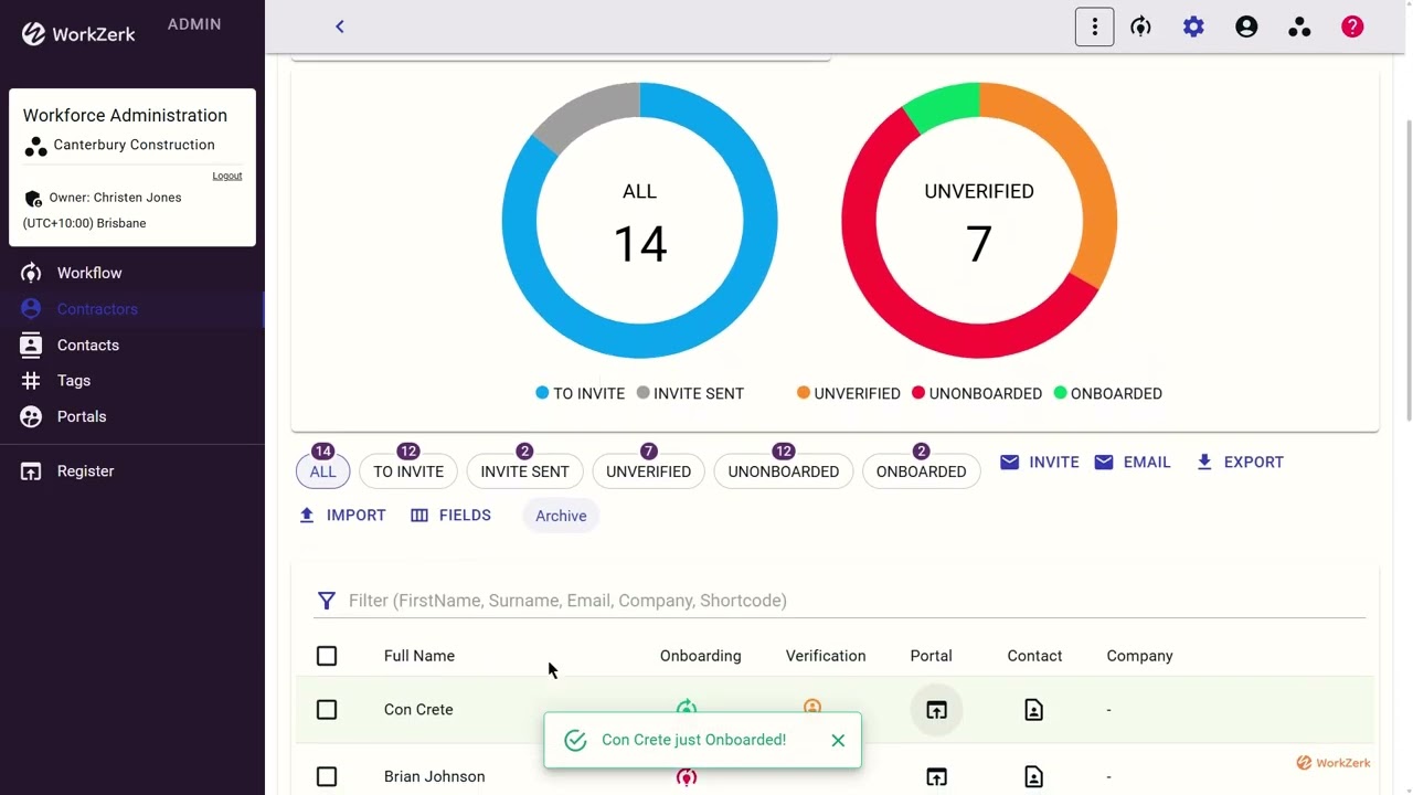 Super Quick Contractor Onboarding Using WorkZerk (AU/NZ)