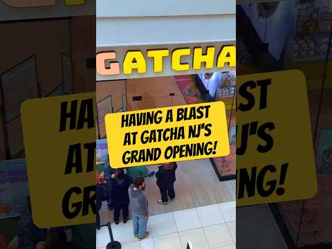 GRAND OPENING CRAZINESS! Gatcha NJ @ Menlo Park Mall (Edison NJ) #arcade #arcadegames #clawmachine