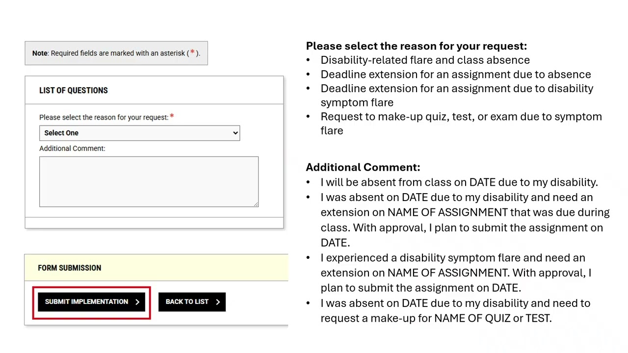 Flex Plan Implementation Tutorial for Students