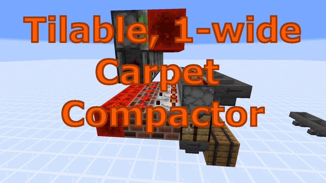 1 wide, tileable 3x3 Compression crafter (carpet mod)