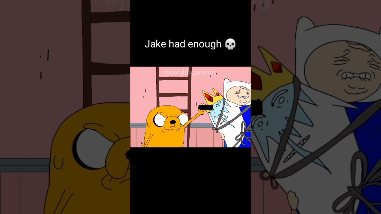 jake had enough with ice king  #animation #finn #jake #adventuretime #foryou #meme
