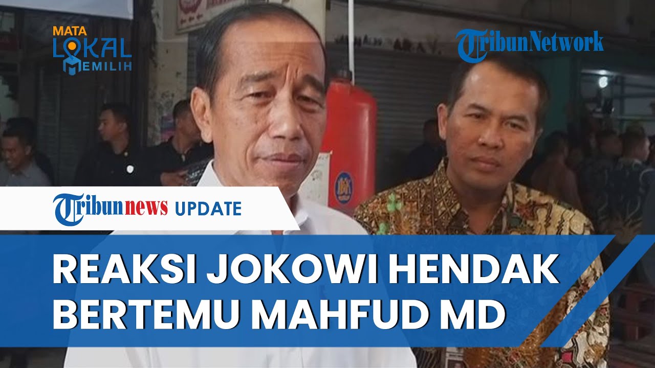Ekspresi Jokowi Berubah saat Ditanya Mahfud MD Mundur dari Menkopolhukam - Tribun Video
