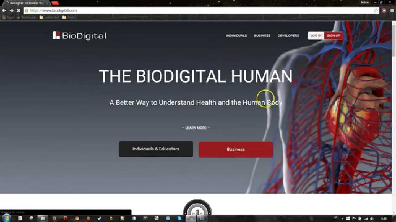BioDigital Human Tutorial - part 1