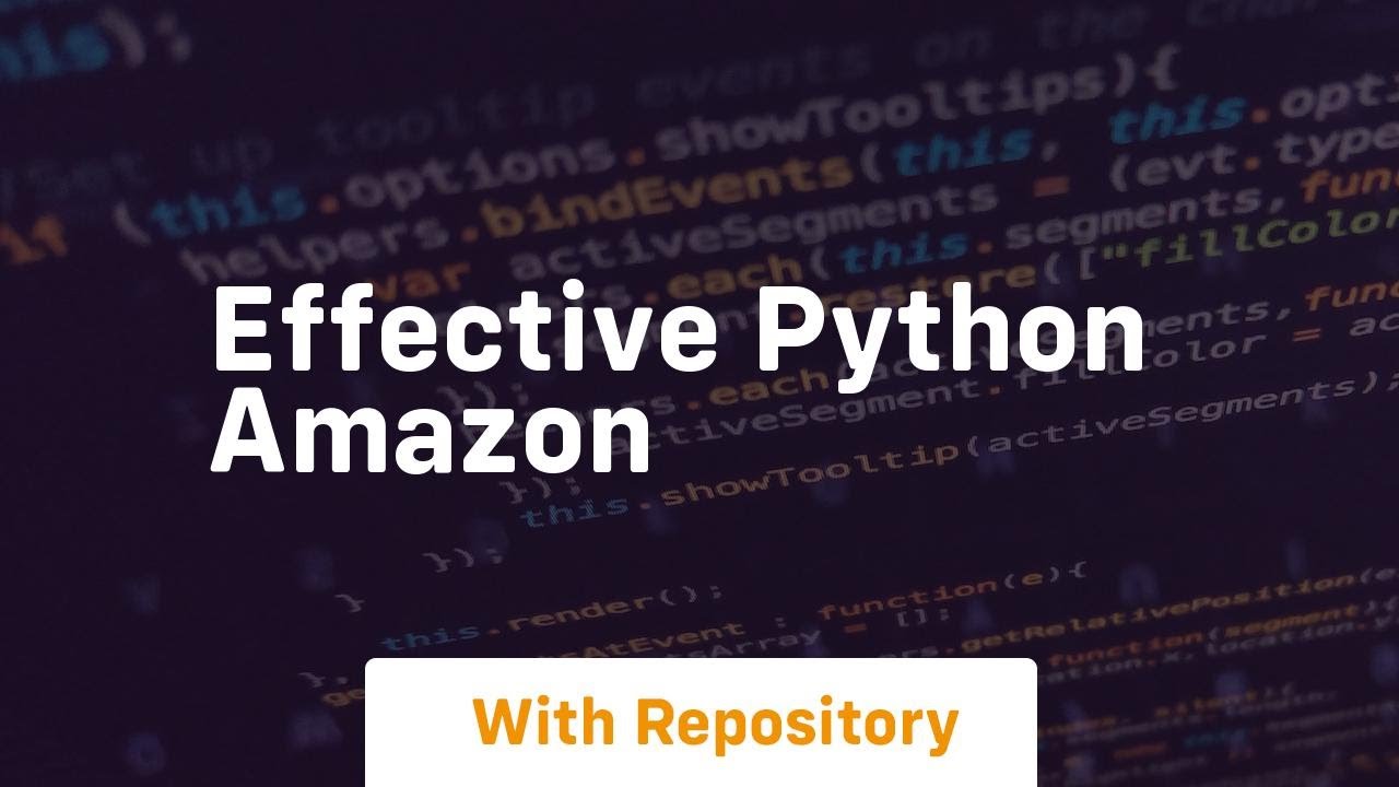 effective python amazon
