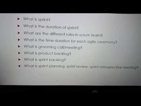 Software Testing Agile Scrum Interview Questions and Answers - Marathi