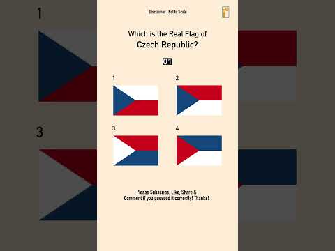 Find the Real Flag 7 โข Czech Republic #flag #quiz
