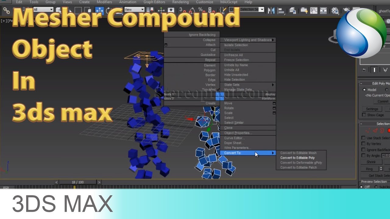Mesher Compound Object 3Ds Max
