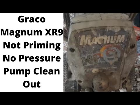 How To Clean Out A Graco Paint Sprayer That Won't Prime Or Pressurize