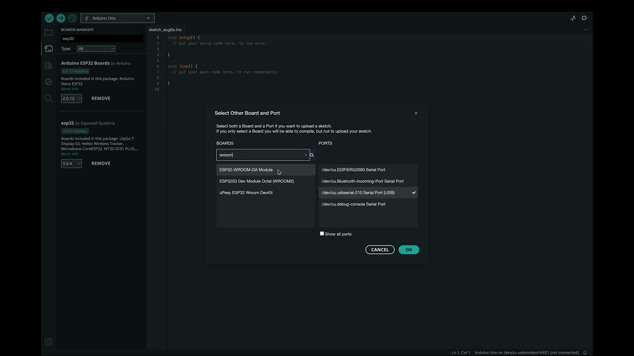 Getting Started With The Esp32 Using The Arduino Ide Arduino – West J