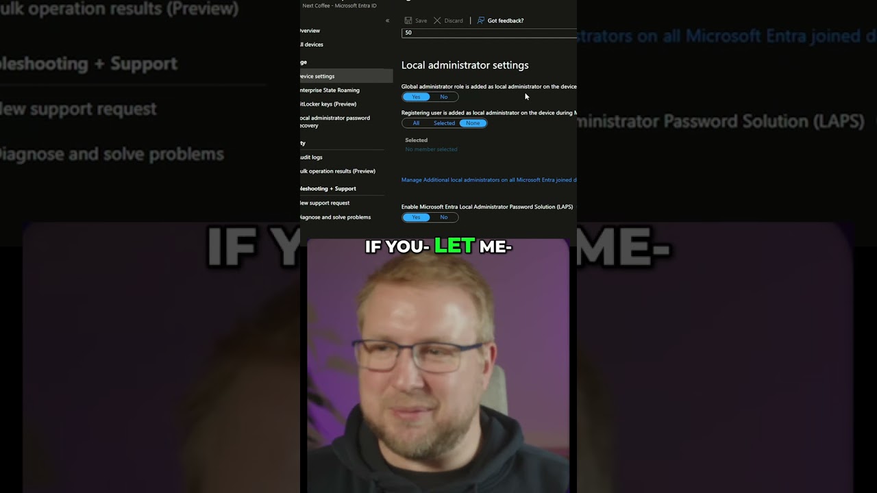 Global Admins are Local Admins? Device Settings Explained