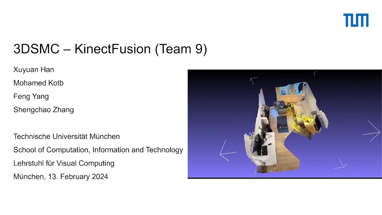 Reimplement KinectFusion and Use iPhone to Reconstruct a Room