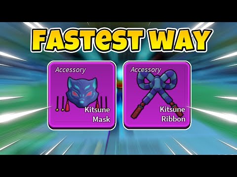 How to get Kitsune Mask and Kitsune Ribbon - Blox Fruits
