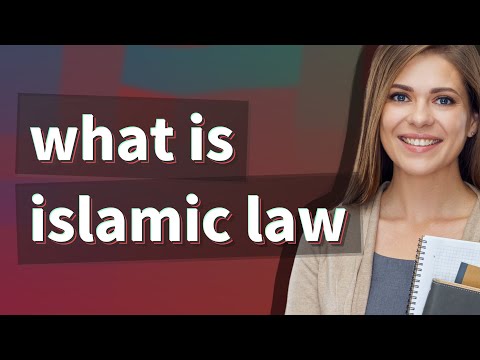Islamic law | meaning of Islamic law
