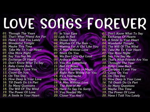 Best Old Love Songs 70s 80s & 90s - Best Love Songs Forever - Romantic Love Songs Of All Time