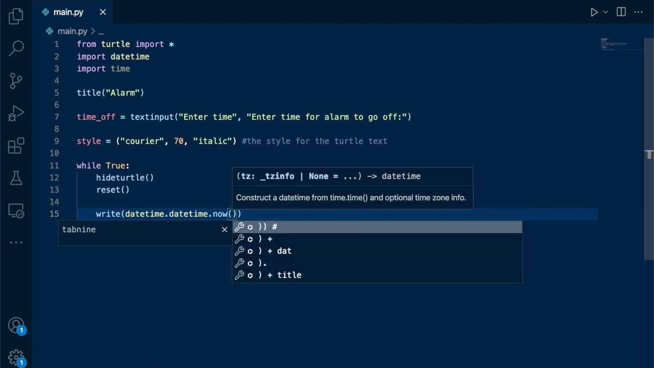How to Make an Alarm with turtle in python | Not so Pro Python Tutorials