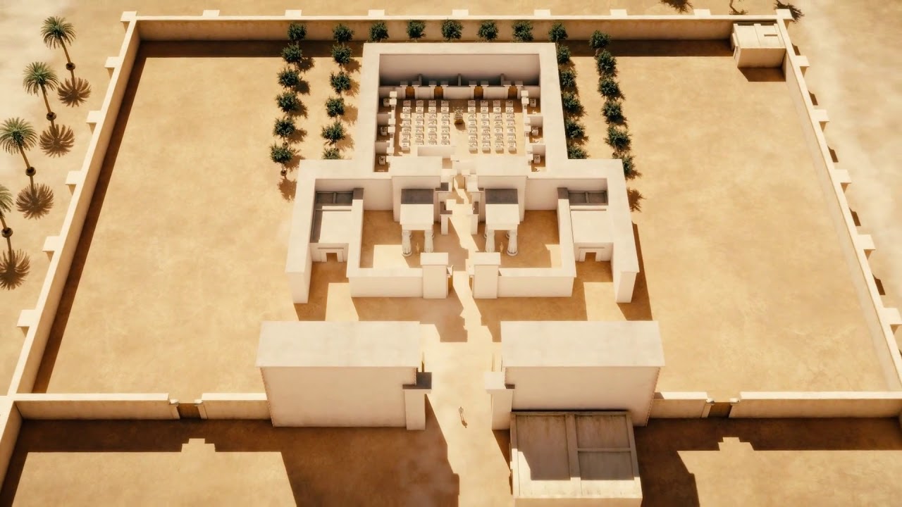 Amarna, the capital of Nefertiti reconstituted in 3D