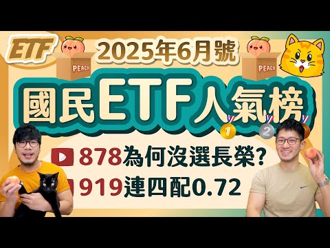 深入拆解00878為何棄長榮選萬海 00919真的拍影片回應了🥹 006208人氣危機浮現 [2025年6月號]